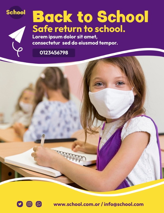 Back To School Template | PosterMyWall