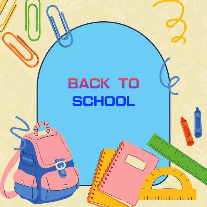 Back To School Template | PosterMyWall