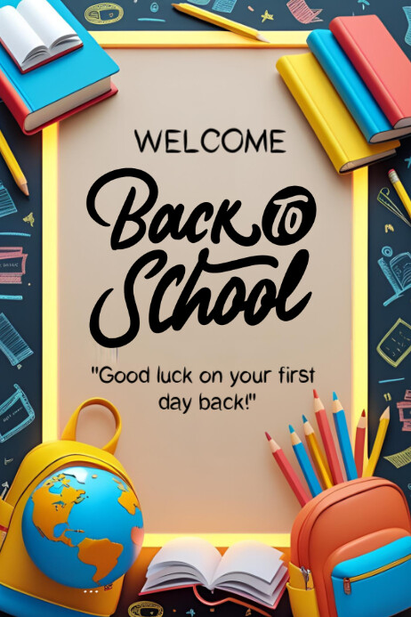 Back to school template.2025 | PosterMyWall
