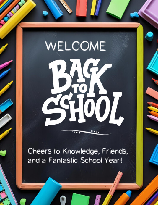 Back to school template.2025 | PosterMyWall