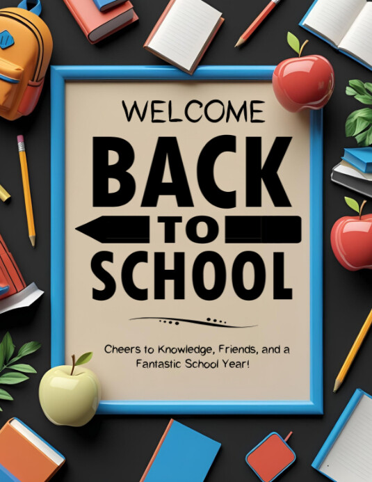 Back to school template.2025 | PosterMyWall