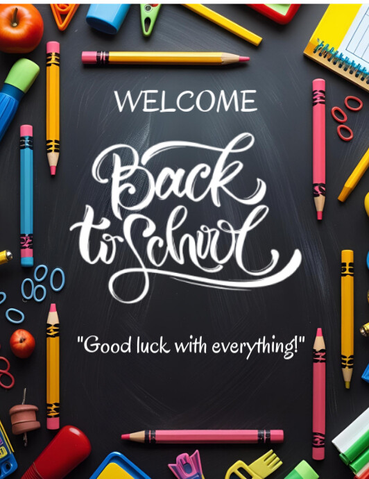 Back to school template.2025 | PosterMyWall