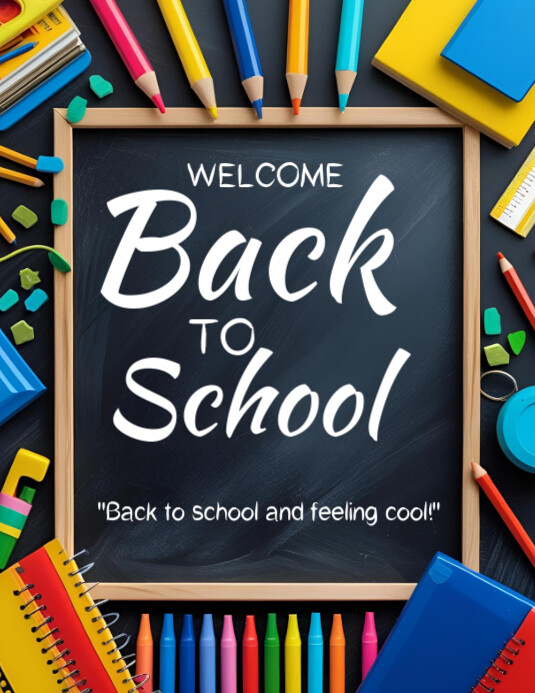 Copy of Back to school template.2025 | PosterMyWall