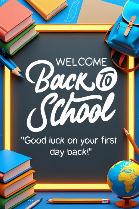 Back to school template.2025 | PosterMyWall