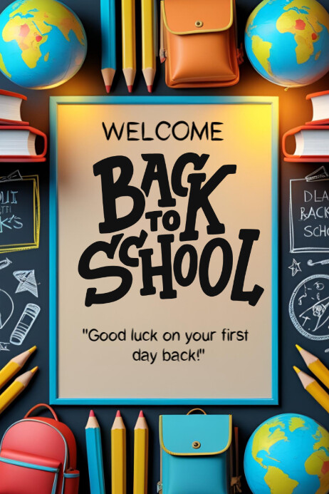 Back to school template.2025 | PosterMyWall