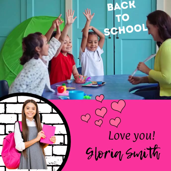 Back To School Video Template Postermywall