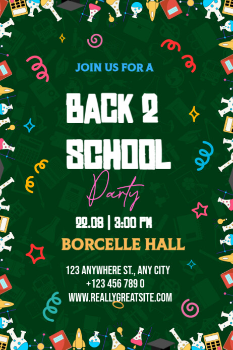 Back to School Welcome Back to School Template | PosterMyWall