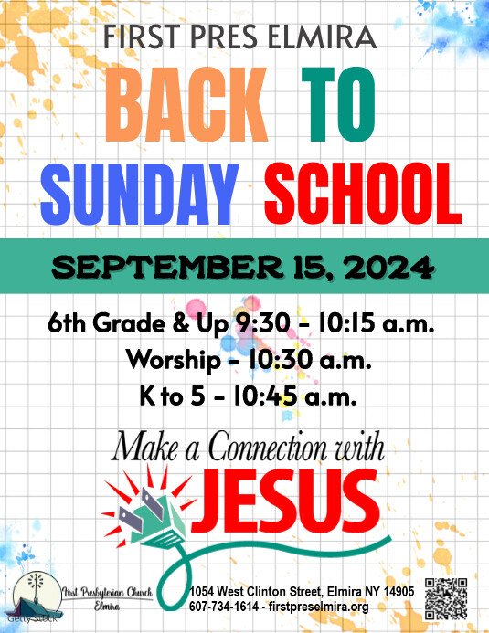 Back to Sunday School Template | PosterMyWall