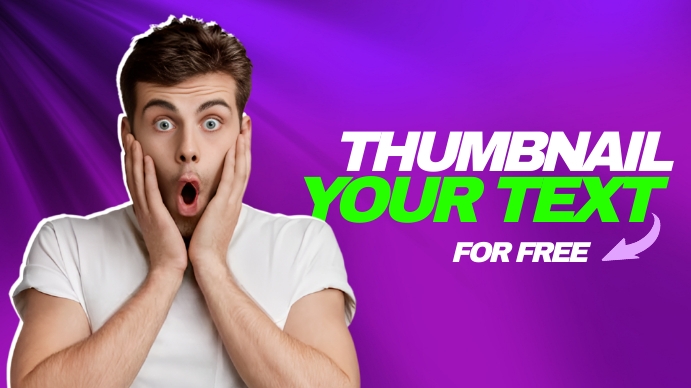 background purple thumbnail Template | PosterMyWall