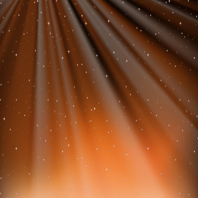 Copy of Background with stars orange sky design | PosterMyWall