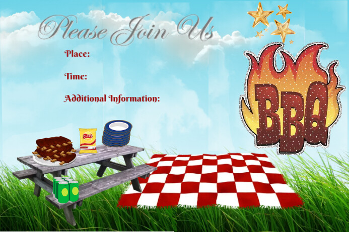 Backyard Barbecue Party Template | PosterMyWall
