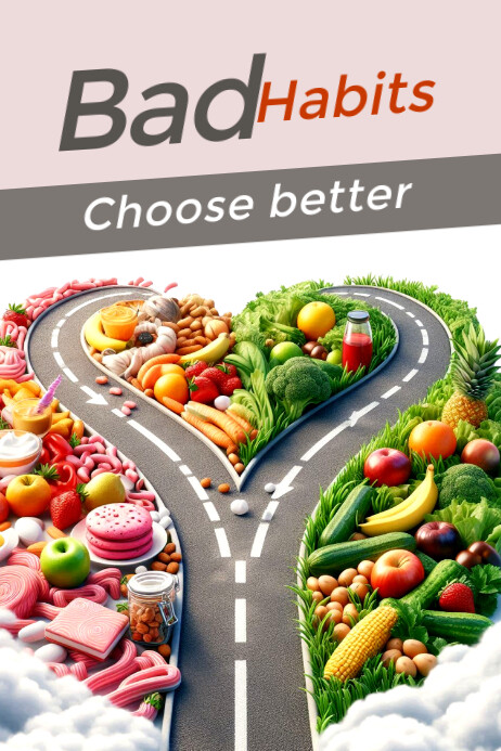Bad habits Template | PosterMyWall