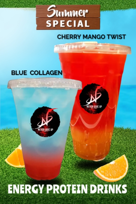 Summer Drinks Ads (1) | PosterMyWall