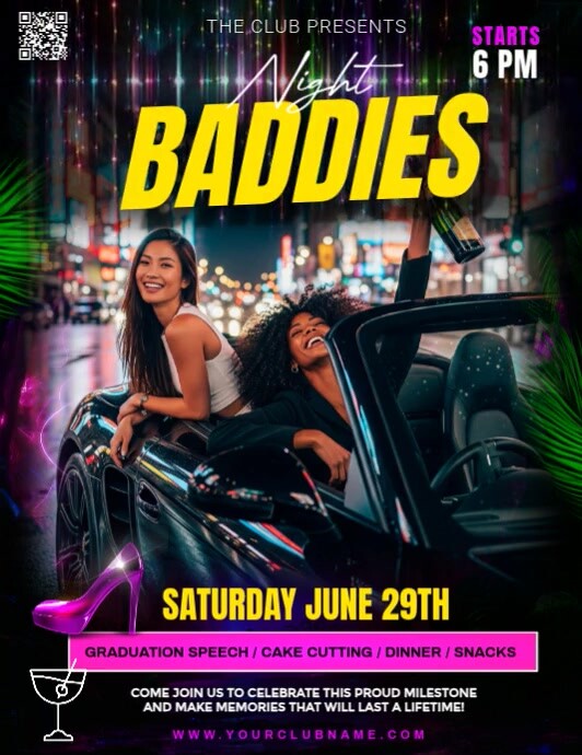 Copy of baddies Girl flyer | PosterMyWall