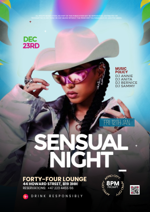 Plantilla de Baddies Night Party Flyer | PosterMyWall