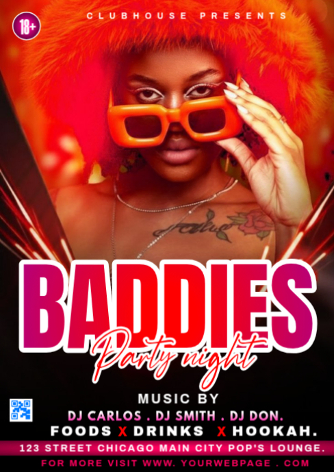 baddies night posters Template | PosterMyWall