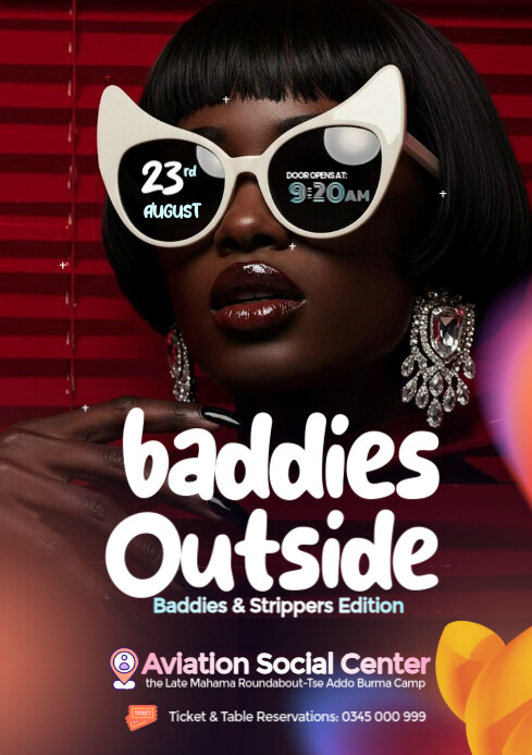 Baddies Outside Party Design Template | PosterMyWall