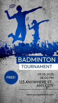 Badminton Tournament Template | PosterMyWall