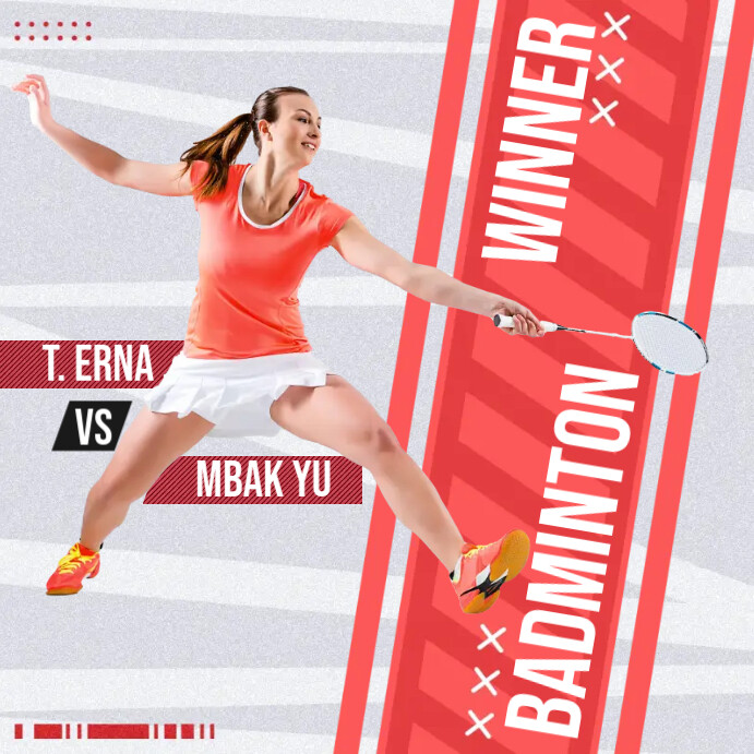 Badminton Tournament Flyer Template | PosterMyWall