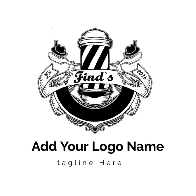 Baeber Logo Template | PosterMyWall