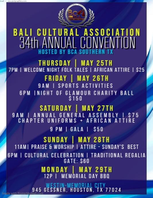 Copy of BCA 2k23 Agenda | PosterMyWall