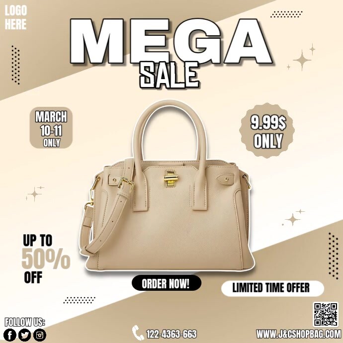 BAG SALE ADS Template | PosterMyWall