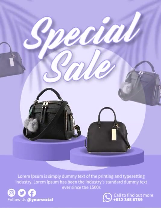 Bag Special Sale Ads Template | PosterMyWall