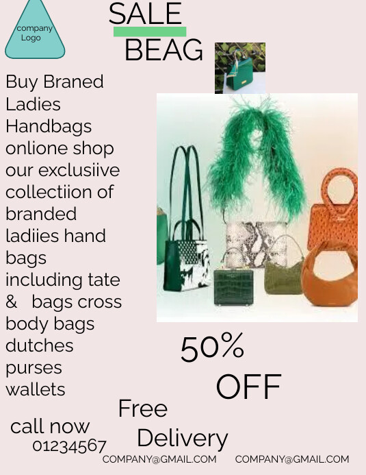 bage sale flyer ad Template | PosterMyWall