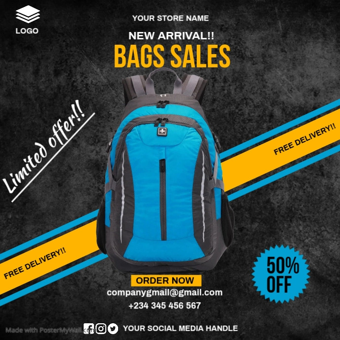 bags sale Template | PosterMyWall