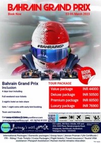 Bahrain Grand Prix Template | PosterMyWall