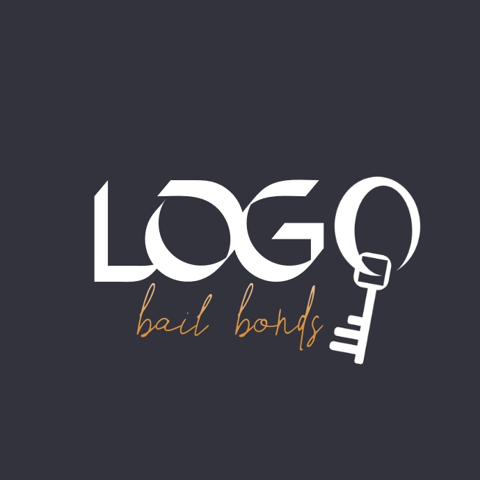 Bail Bonds Key Gold Logo Design Template | PosterMyWall