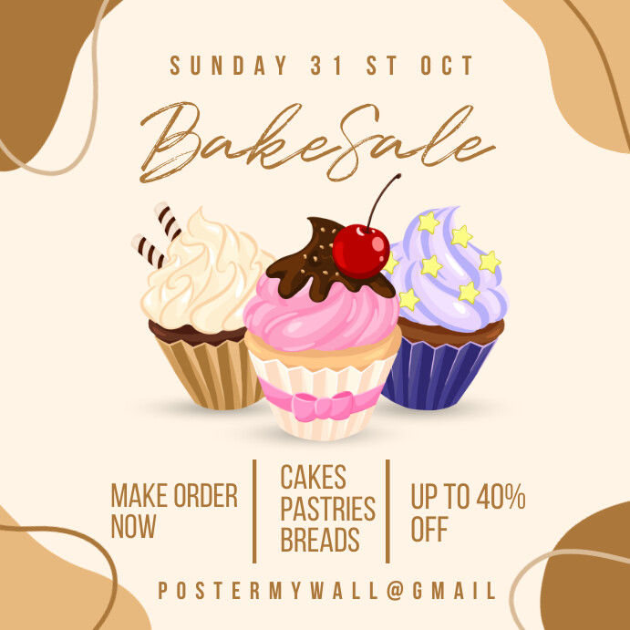 Bake flyer Template | PosterMyWall