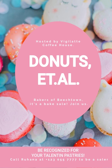 bake poster Template | PosterMyWall