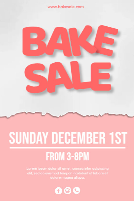 Bake Sale Ads Template | PosterMyWall