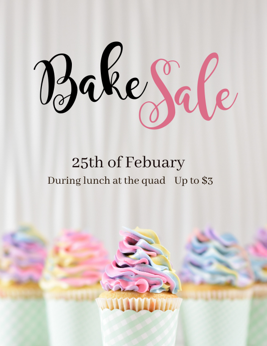 Bake Sale Template | PosterMyWall