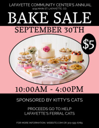 Cake Sale Flyer Template | PosterMyWall