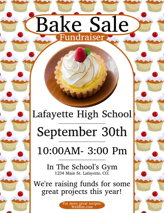Bake Sale Template | PosterMyWall
