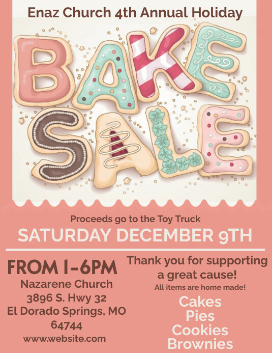 Bake Sale Flyer Template | PosterMyWall