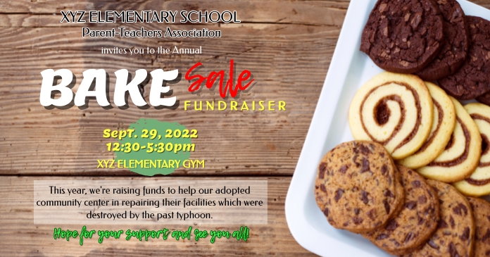 Copy of Bake Sale Fundraiser | PosterMyWall