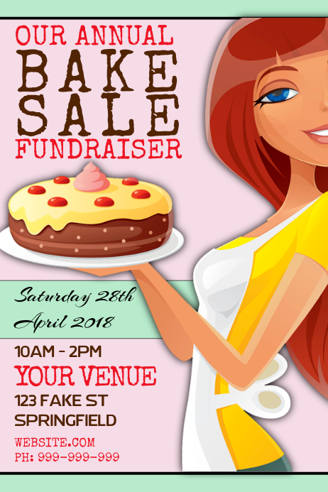 Bake Sale Poster Template | PosterMyWall