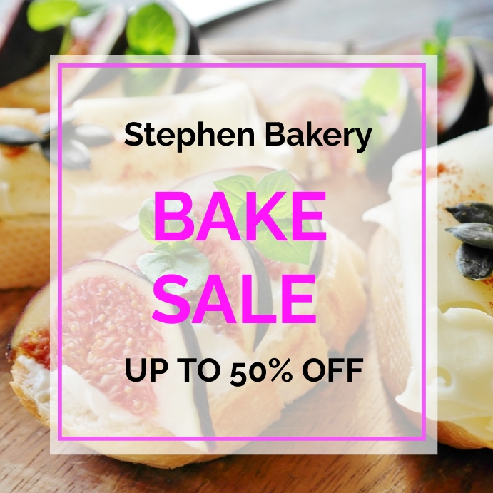 Bake Sale Posters Template | PosterMyWall