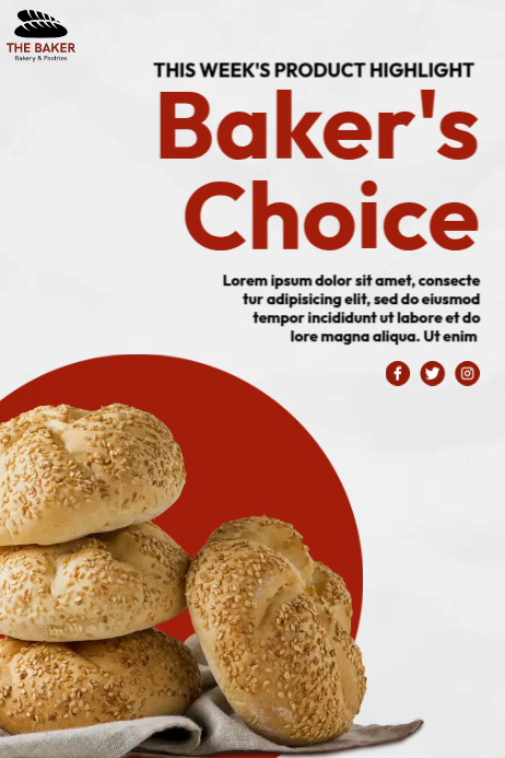Baked Ads Poster Template | PosterMyWall