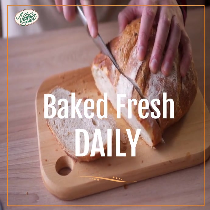 baked fresh daily Template | PosterMyWall