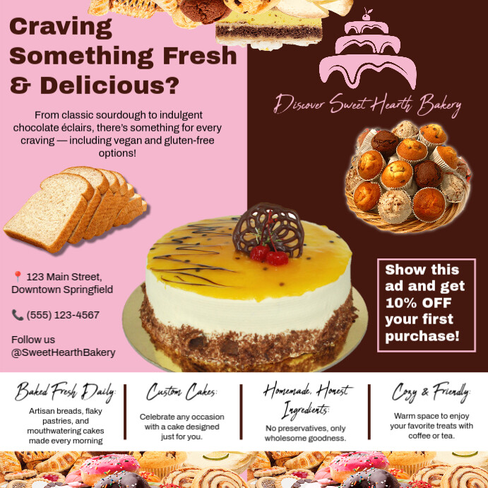 Copy of Baker Ad | PosterMyWall