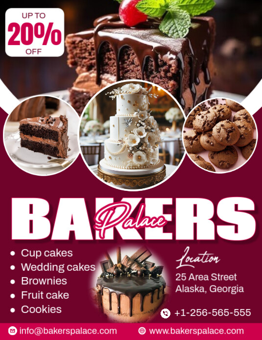 Bakers Cake Ad Template | PosterMyWall