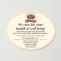 Bakery Reuseable Bag Tag Template | PosterMyWall