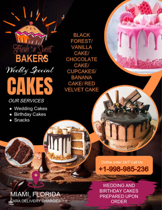 Modèle Bakery Flier Ad | PosterMyWall