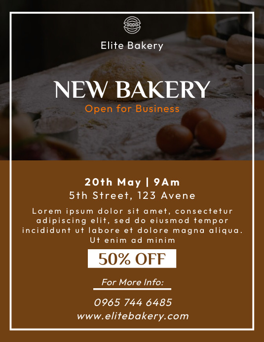 Bakery flyer Template | PosterMyWall