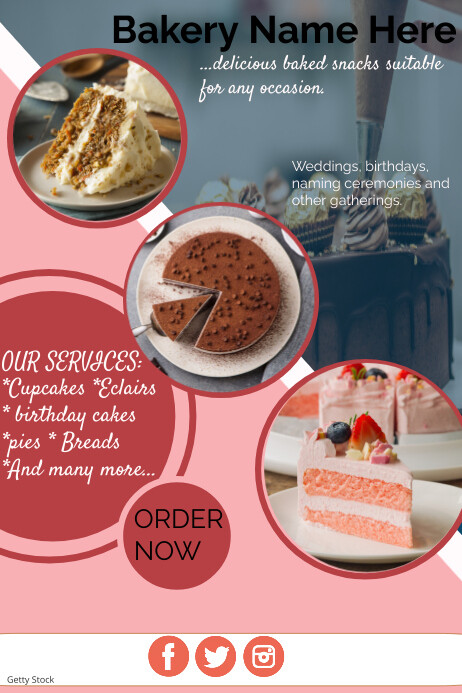 Bakery flyer Template | PosterMyWall