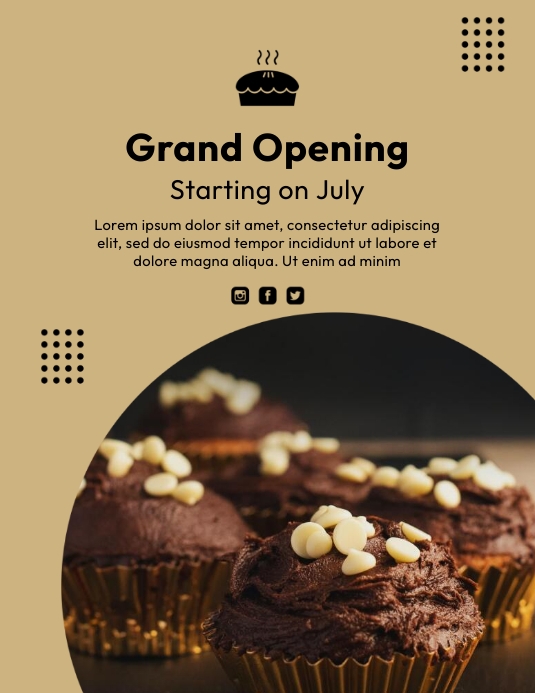 Bakery flyer Template | PosterMyWall